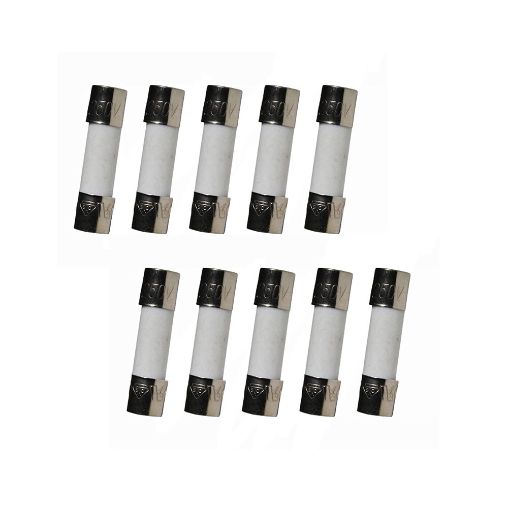 Compstudio Fuses 6A 250V 10-Pack 6A S - F6AL250V 6x30mm 6 Amp Quick ...