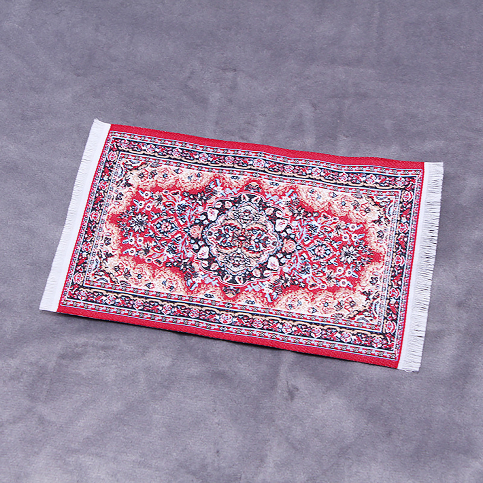 Dollhouse Miniature Floral Print Decorative Exquisite Multi-use ...