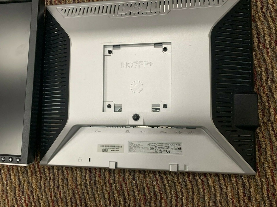 ONE DELL 19" WIDESCREEN LCD MONITOR VGA WITH STAND MODEL 1907FPt | eBay