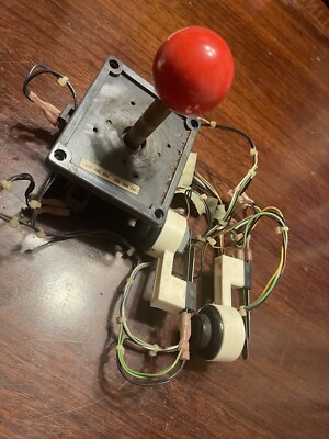 Vintage Arcade Wico Red Ball Leaf Switch 8 way Joystick Atari 🕹w Button ...