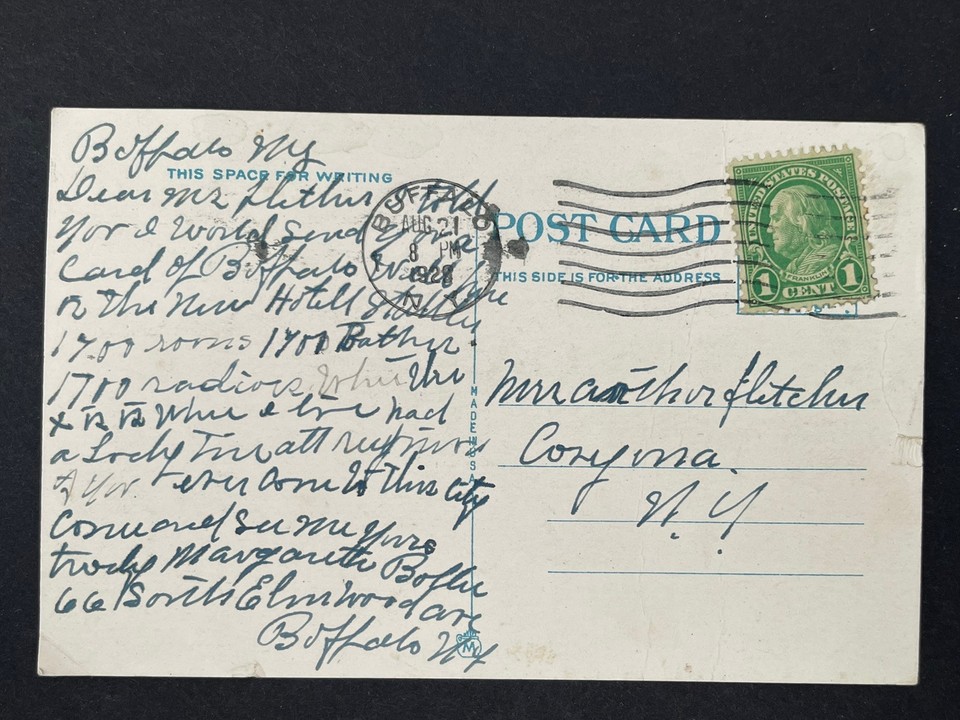 Old Photo Postcard - Statler Hotel & McKinley Monument, Buffalo, NY | eBay