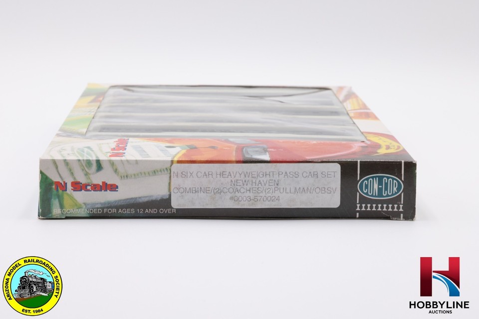 Con Cor N Scale 0003-570024 - 6 New Haven Heavyweight Passenger Cars ...