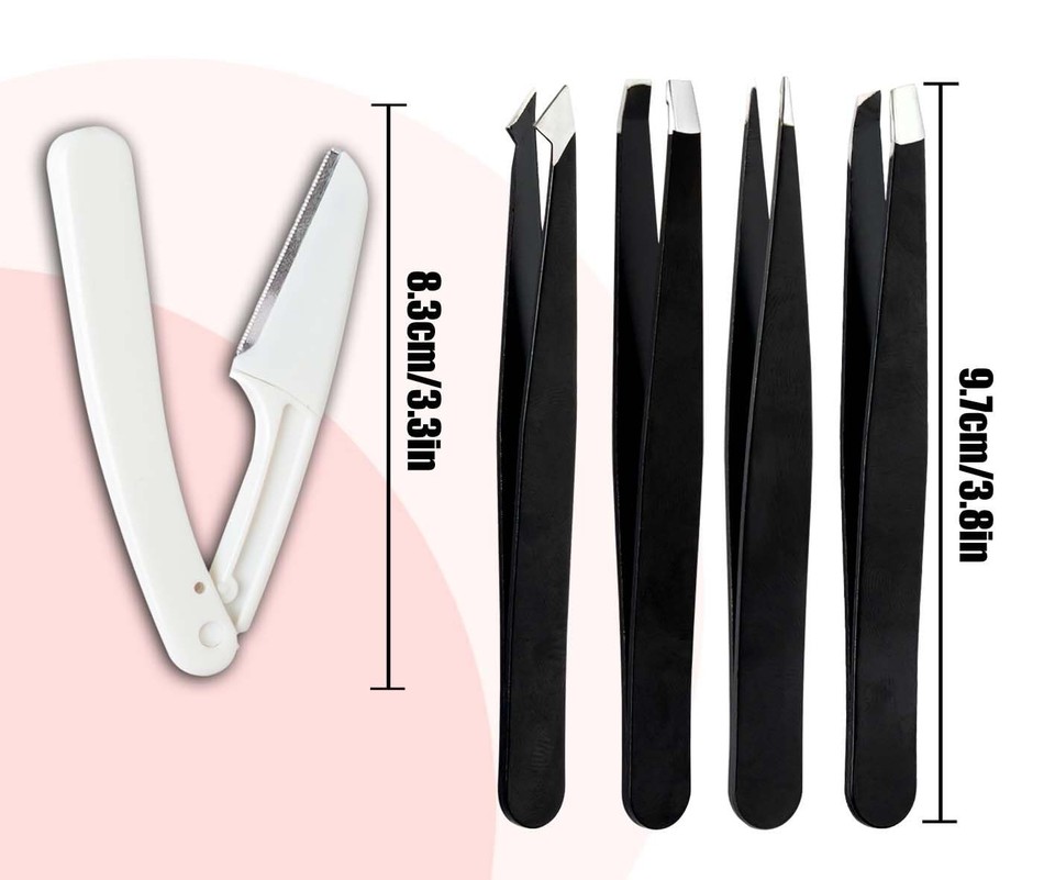 Tweezers Kit Tweezer for Women Facial Hair Removal Tweezers ...
