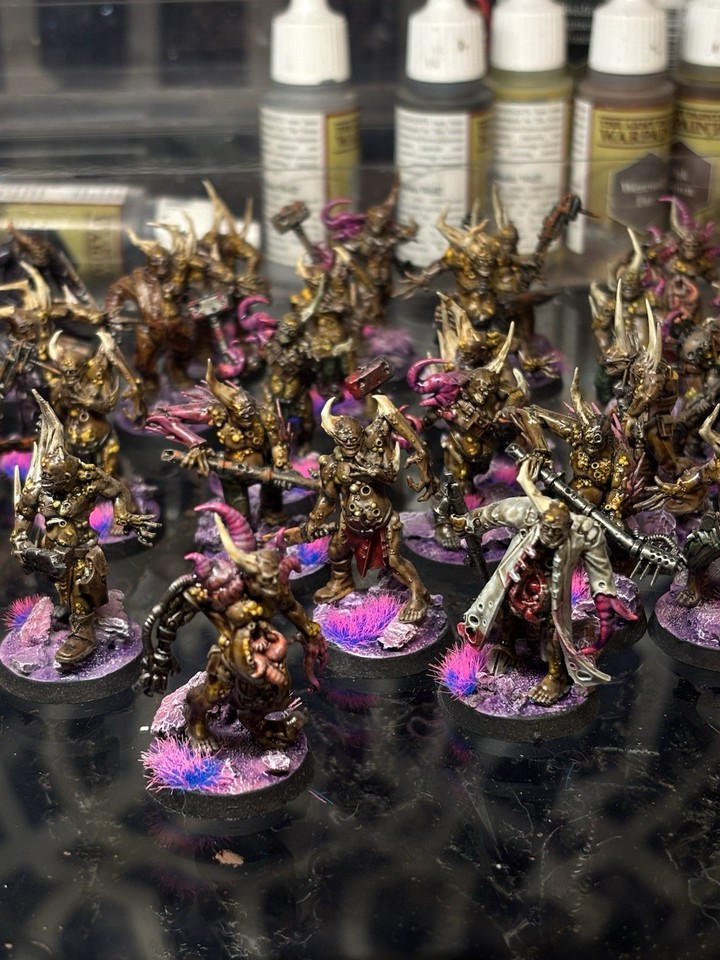 Warhammer 40k Death Guard Pox Walkers Nurgle Pro Painted Mini Poxwalker ...