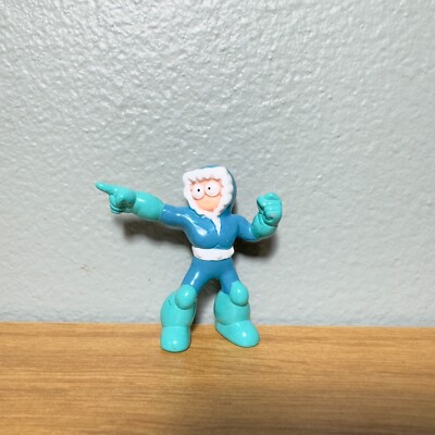 Ice Man 1995 Collectible Capcom Mini Action Figure PVC Toy Bandai Mega ...