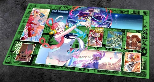 NEW Uta One Piece Film Red Playmat With Zones OPCG TCG Card Game Play ...