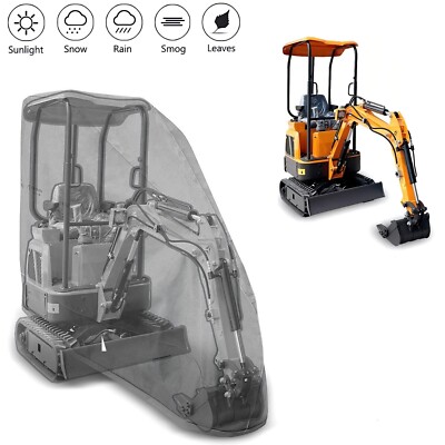 Premium Mini Excavator Cover, Rain, Sun, Freeze and Hail Resistant，UV，0 ...