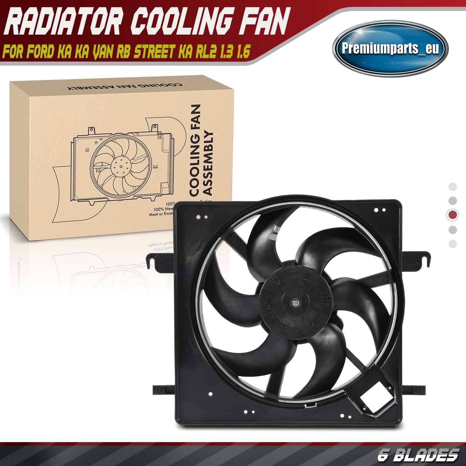 Radiator Cooling Fan for Ford Ka Ka Van RB Street Ka RL2 1.3 1.6 ...