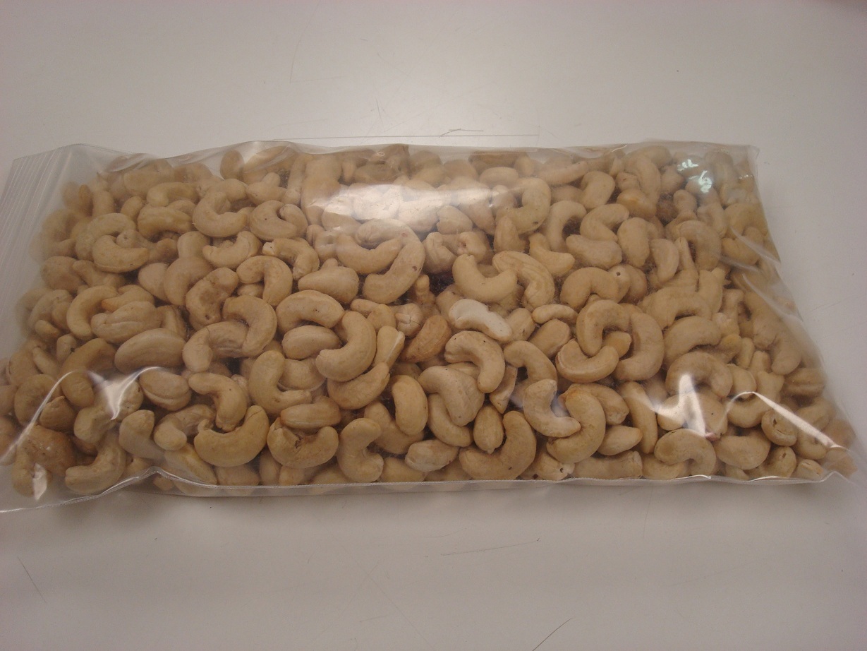 Jumbo Freshly Roasted Unsalted Whole Cashew 2lbs. Resealable Bag ...