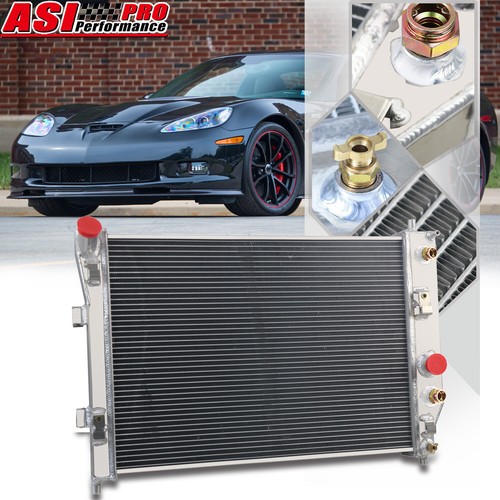 3-Rows Aluminum Racing Radiator For 2003-2013 Chevy Corvette SSR 5.3L 6 ...