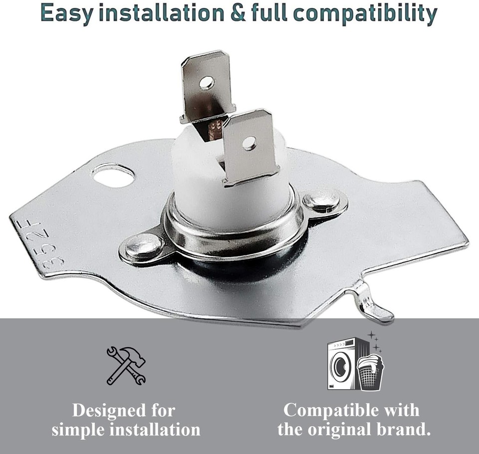 3977394 279769 3390291 WHIRLPOOL KENMORE DRYER THERMAL CUT-OFF KIT ...