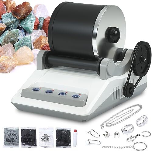 Professional Rock Tumbling Kit with Rocks, 4Types Rock Tumbler Grit | eBay