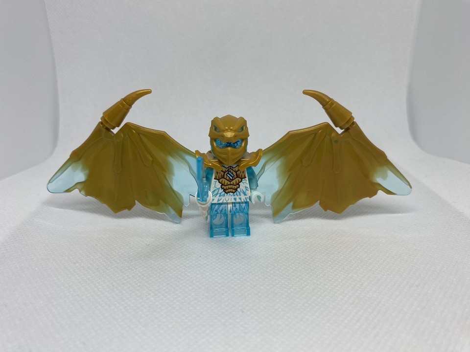 LEGO Golden Dragon Zane Minifigure Ninjago Crystallized From Set 71773 ...