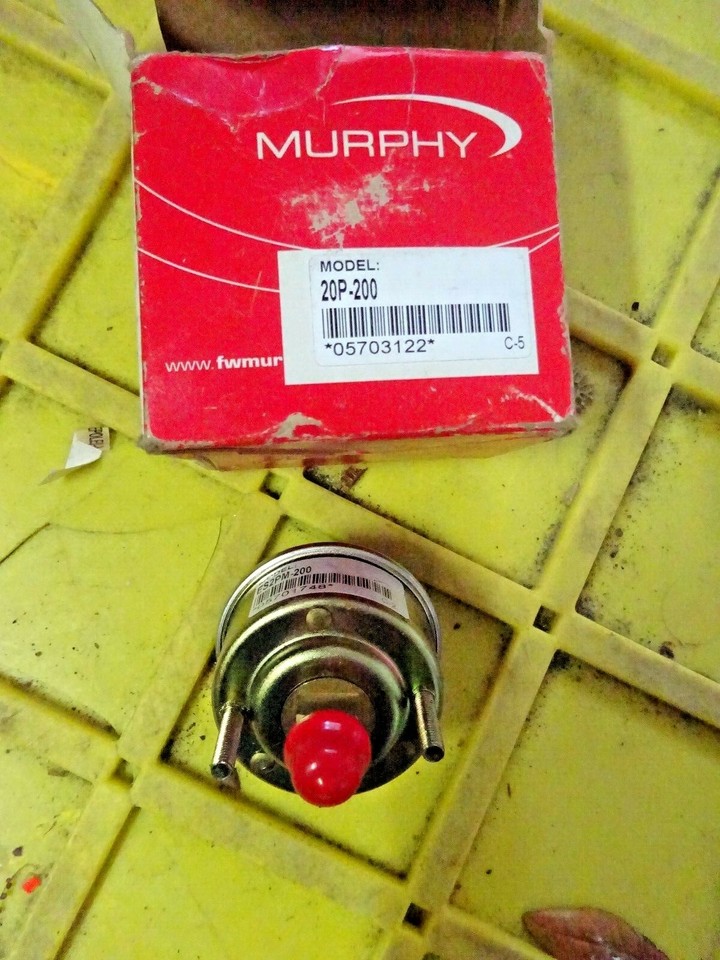 MURPHY PRESSURE GAGE 20P200 | eBay