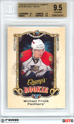 2008-09 Upper Deck Champ's - Rookie Michael Frolik #170 (RC) for sale ...