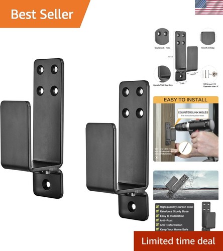 Rust-Proof U-Shaped Door Barricade Brackets for Enhanced Home Security ...