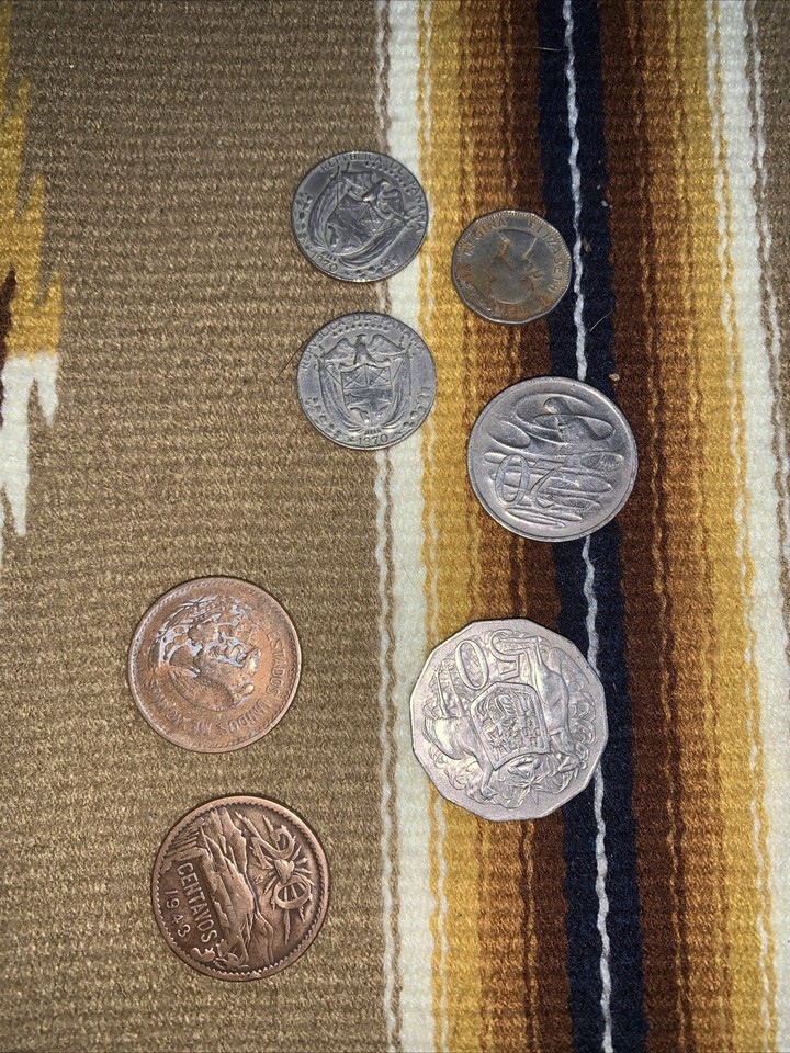 Silver Coin Lot “75% Mexico”(90% Balboa” 80% Australia Scrap Or Invest ...