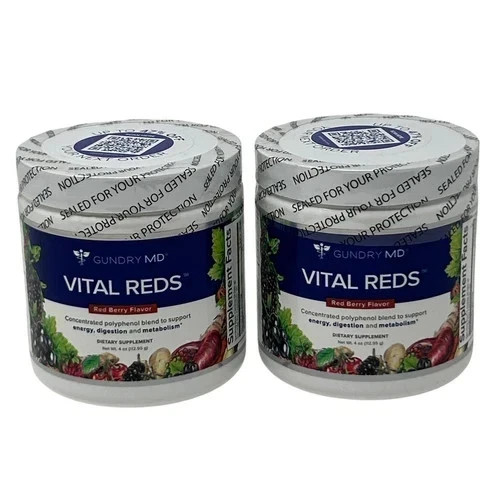 2 Gundry MD Vital Reds Dietary Supplements Energy Digestion Metabolism ...