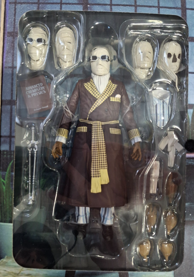 NECA Reel Toys The Invisible Man Dr. Jack Griffin Ultimate 7" Action ...