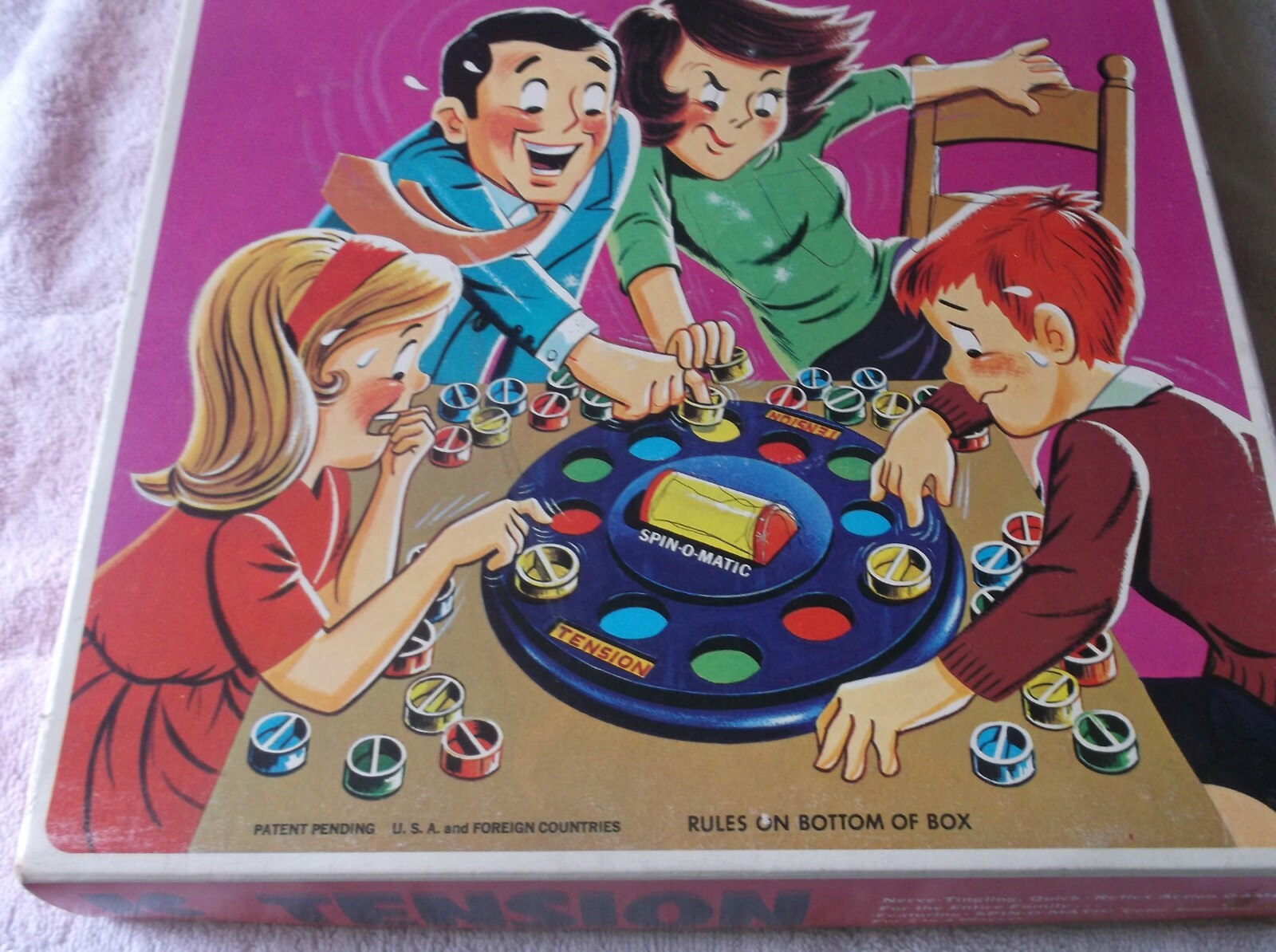 Vintage Copyright 1970 Kohner Bros., Inc. "Tension" Board Game | eBay