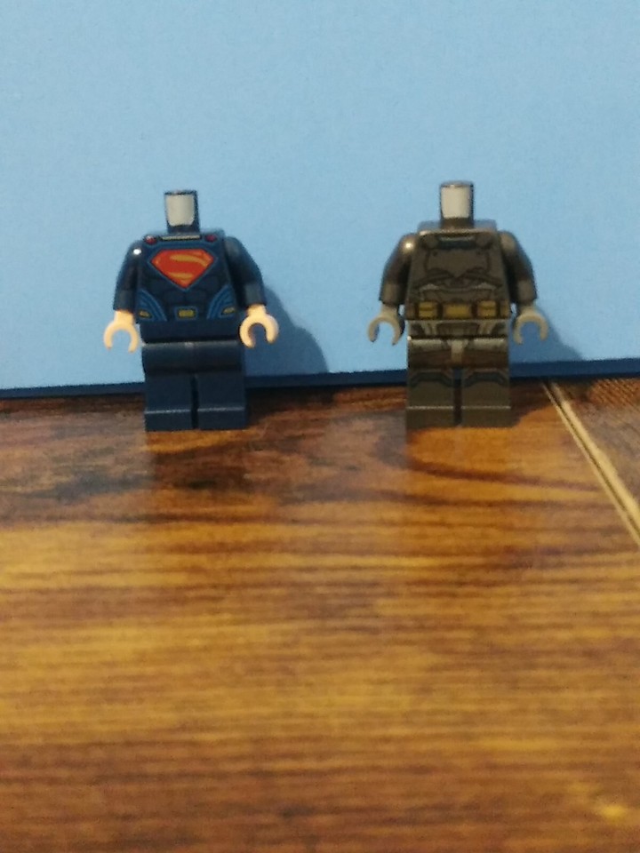 LEGO Batman Armored And Superman minifigure 76044 Super Heroes DC ...