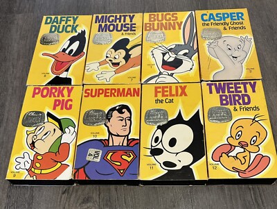 8 VHS Cartoon Tapes. Classic Video Library | eBay