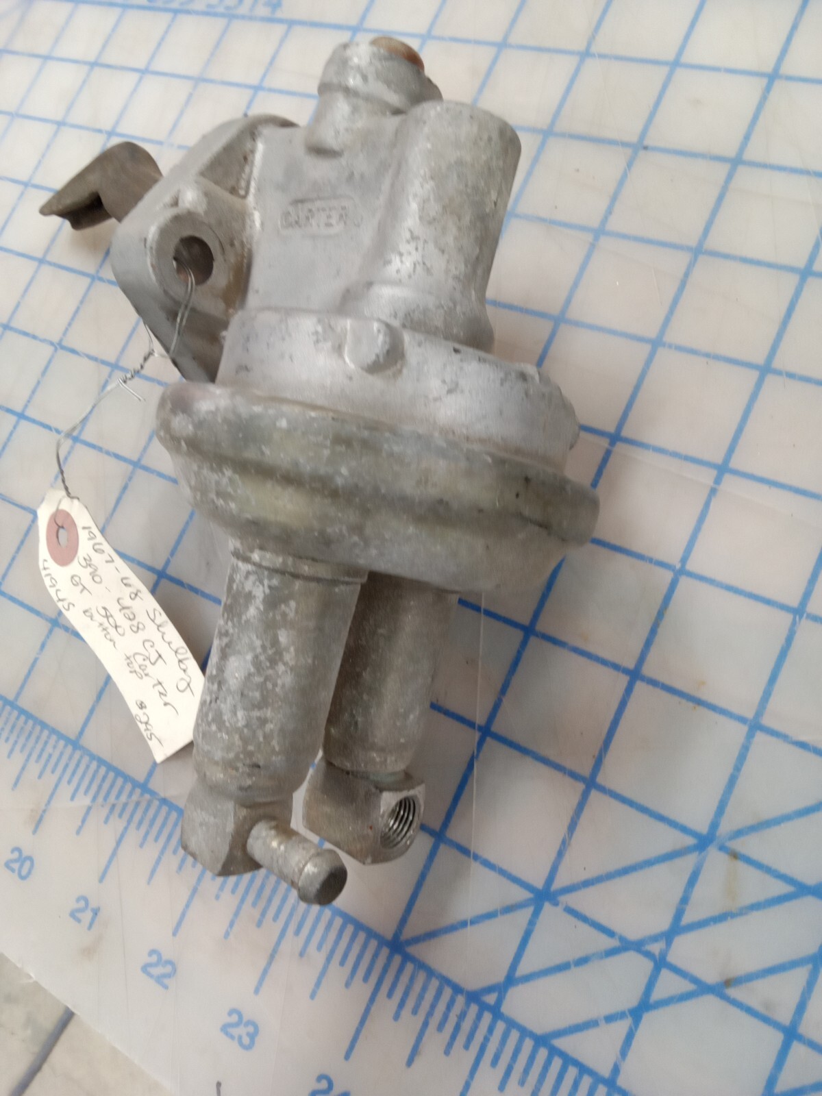 67-69 Shelby GT500 428CJ, 390GT Carter Button Top Fuel Pump Core For ...