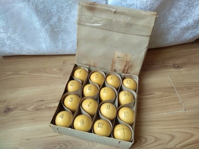 RARE Vintage antique Old Soviet Russian USSR Balls Billiard Table game ...