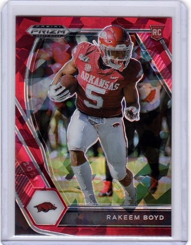 2021 Panini Prizm Draft Picks - Rakeem Boyd #152 Red Ice Prizm (RC) for ...