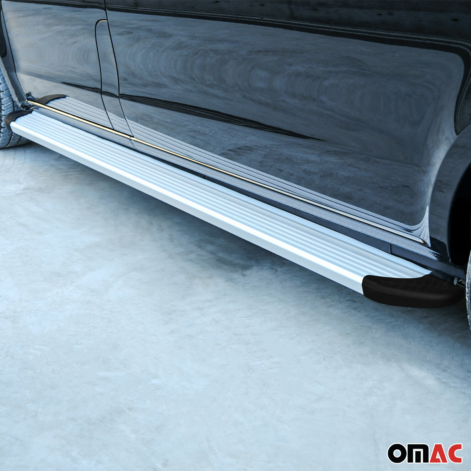 Running Boards Side Step Nerf Bars for VW Touareg 2004-2010 Silver 2Pcs ...