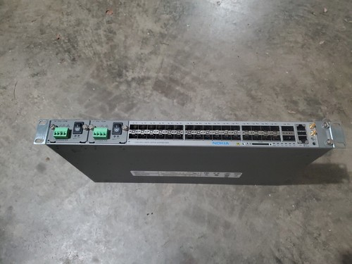 Nokia 7250 IXR-e 24SFP+ 8SFP28 2QSFP28 GNSS Router 3HE15386AA w/ 2 DC ...
