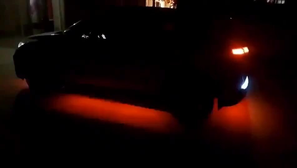 7 Color 5050 LED Underbody Under Car Lights Kit + Remote + Sound ...