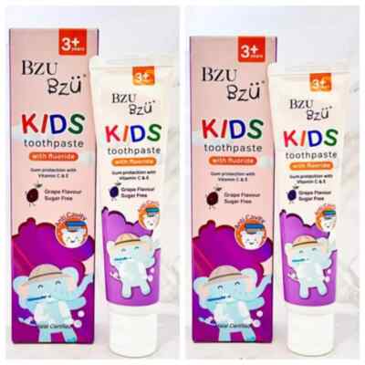 BZU BZU Kids Toothpaste 50g x 2 FREE SHIPPING WORLD WIDE | eBay