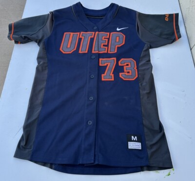 Nike UTEP Miners Team Issue Softball Jersey CUSA Size Medium | eBay