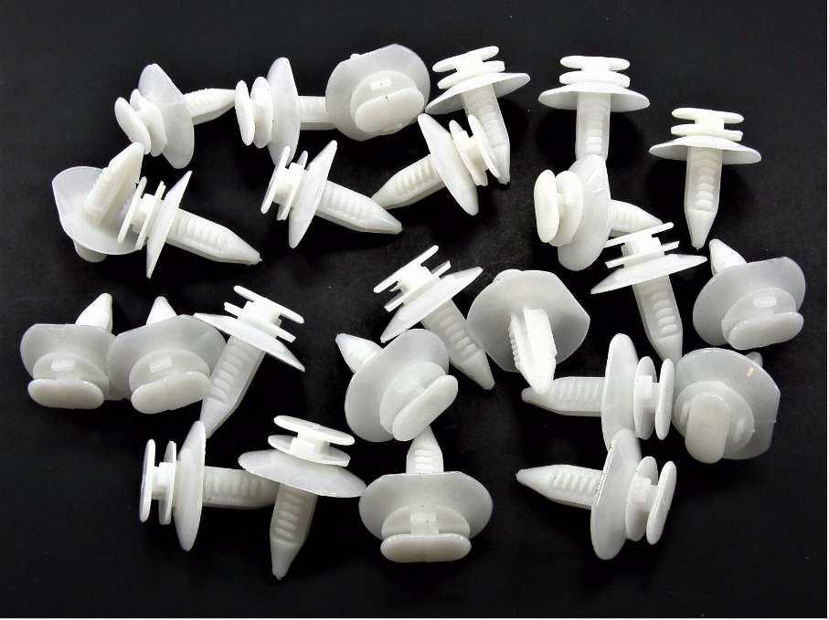 GM Door & Trim Panel Clips- Fits 1/4" Hole- 13/16" Long- 25 clips- #116 ...