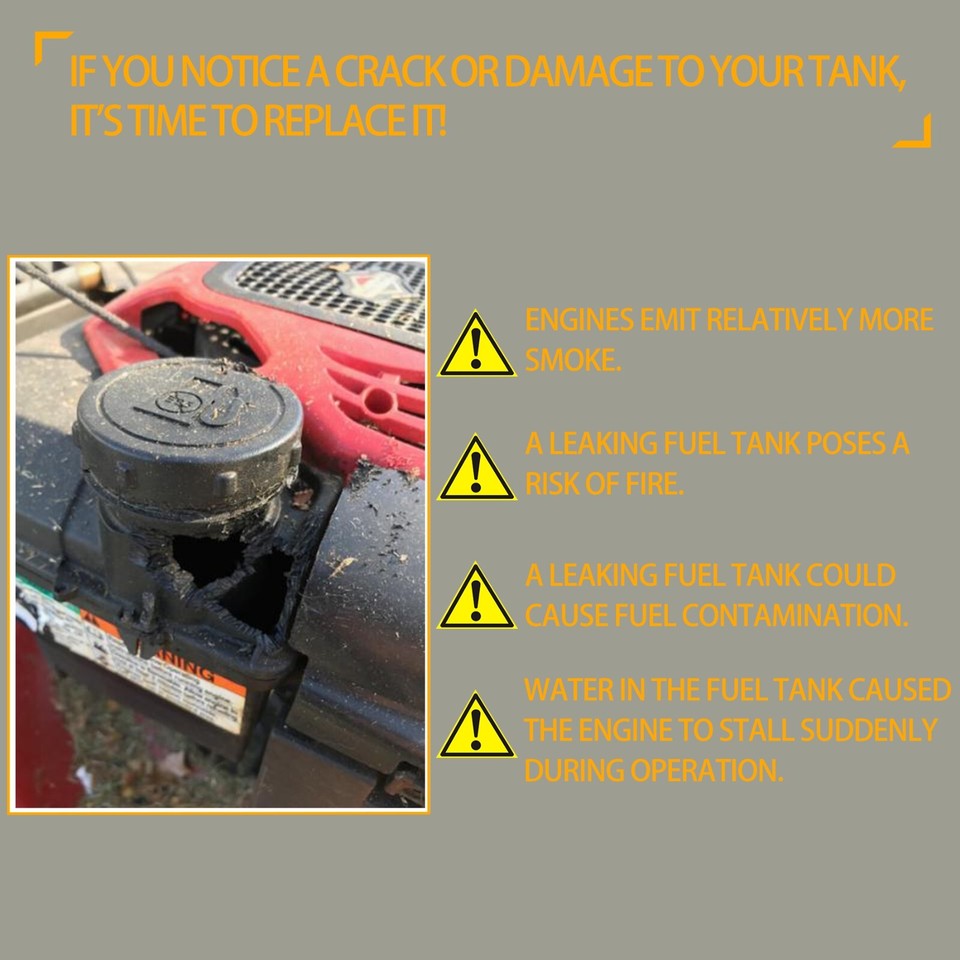 Fuel Gas Tank Fit for Briggs & Stratton Engine Fuel Tank 590949 590477 ...