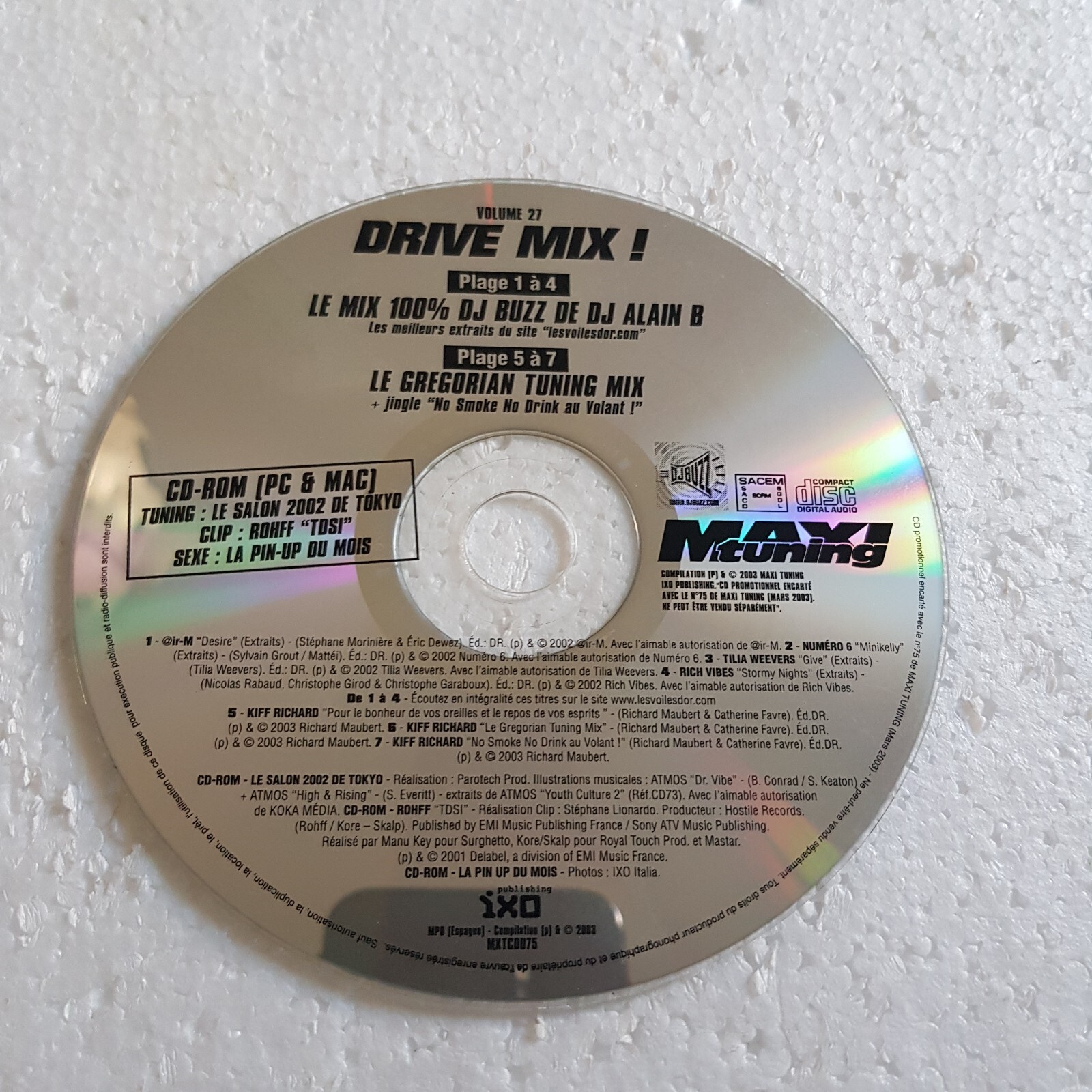 CD sans boitier ni jaquette - DRIVE MIX Volume 27 de MAXI TUNING | eBay