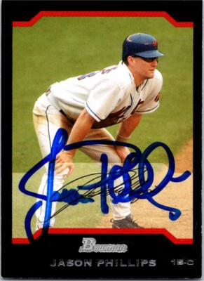 Jason Phillips autographed Baseball Card (New York Mets, LC) 2004 ...
