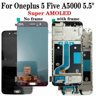 Original AMOLED 5.5" For Oneplus 5 Five A5000 LCD Display Touch Screen ...