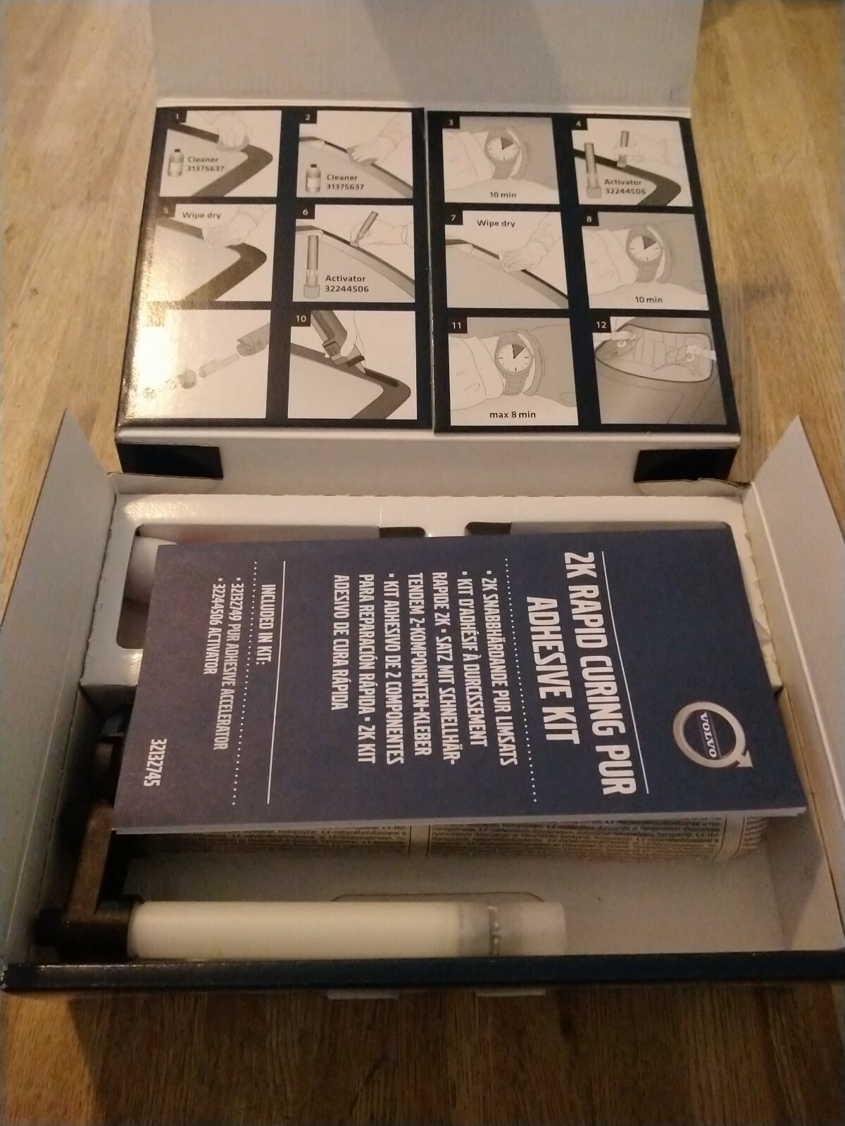 Genuine Volvo 2K Rapid Curing Pur Adhesive Windscreen Bonding Kit ...