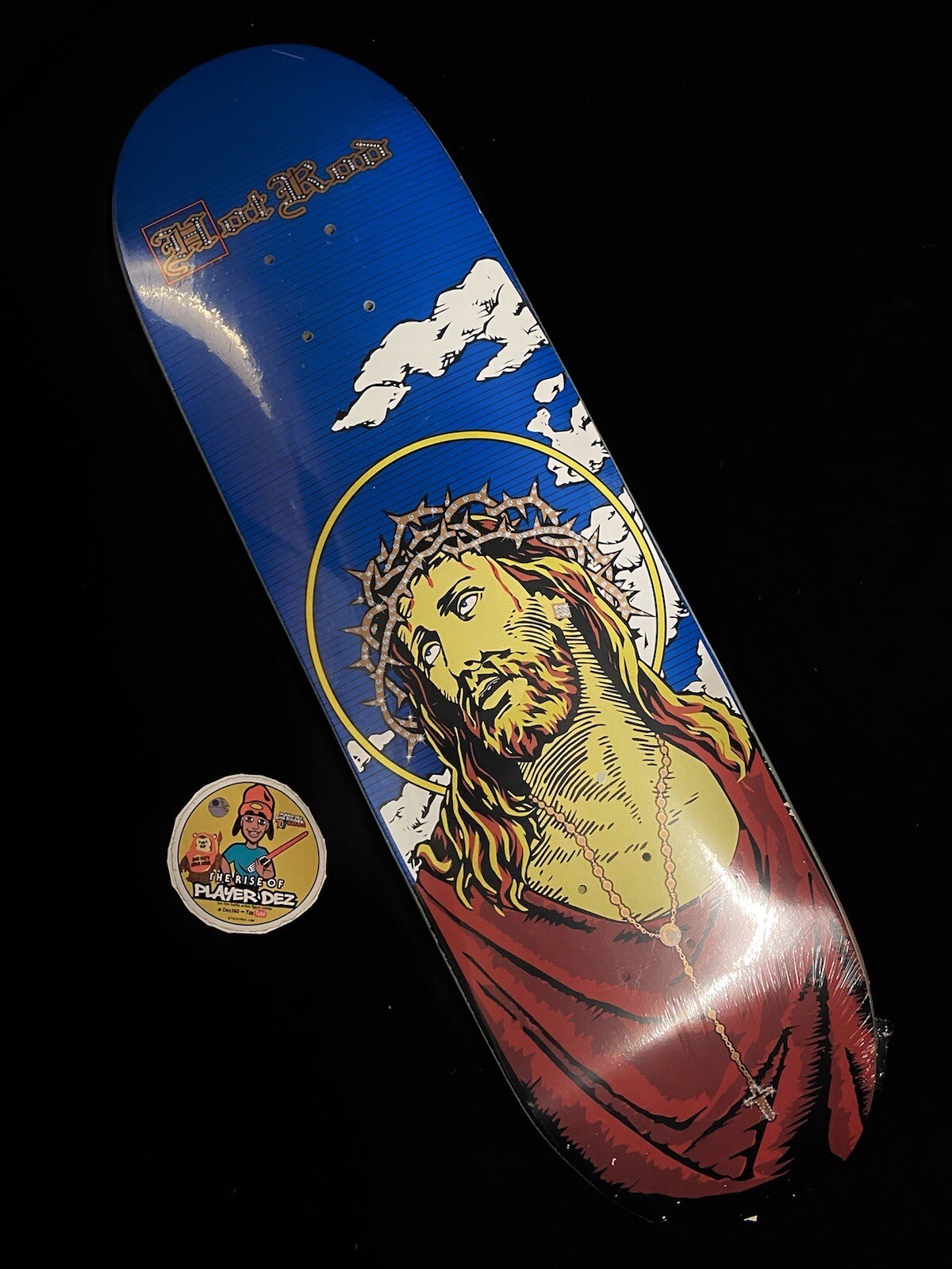 DOUBLE SIDED 101 Jesus Hot Rod Gabriel Rodriguez Skateboard Deck Marc ...