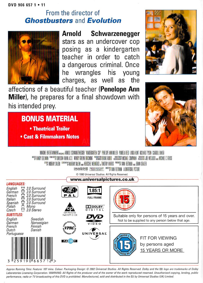Chris Cousins Kindergarten Cop Kindergarten Cop Blu Ray [Blu Ray