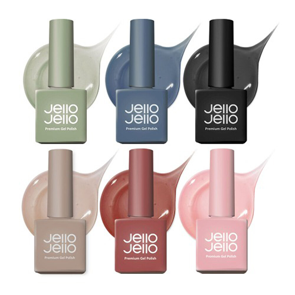 Jello Jello Syrup Gel Nail Polish Ombre Edition 6 Color Set K-Beauty | eBay