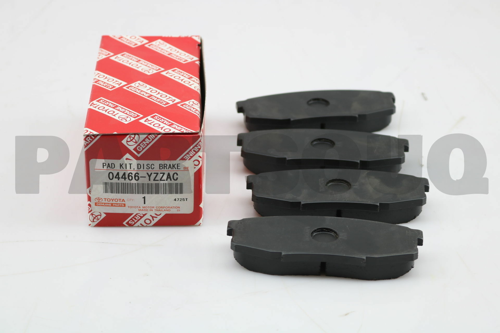 04466YZZAC Genuine Toyota PAD KIT DISC BRAKE 04466-YZZAC | eBay