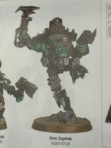 Warhammer 40K Classic METAL Ork Boss Zagstruk Stormboyz COMPLETE KIT ...