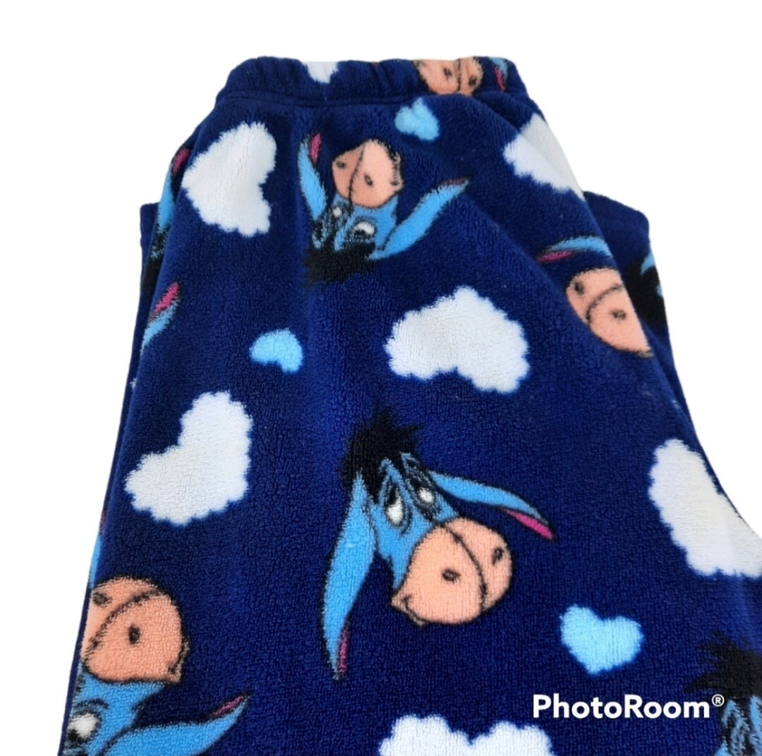 Disney Womens Eeyore Fleece Pajama Sleep Pants, Medium - Gem
