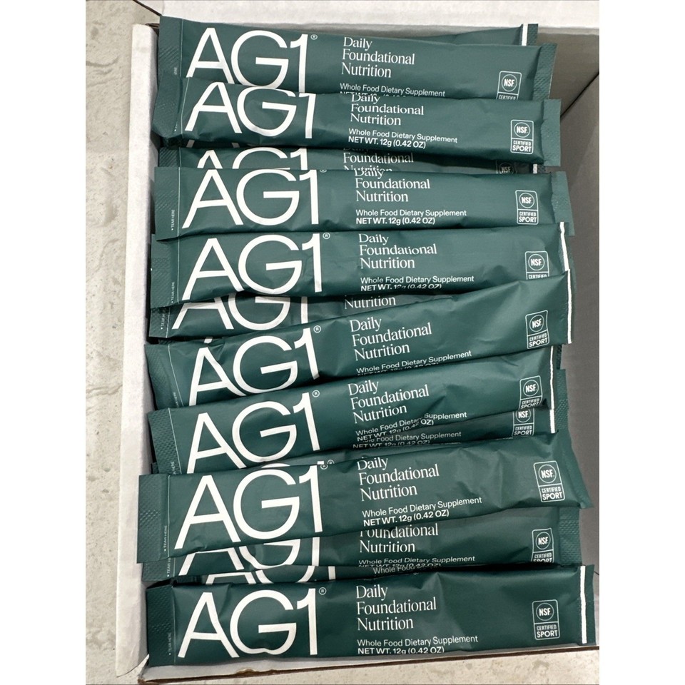 90 Count Authentic AG1 Athletic Greens 12g Individual Packets - BB 04/ ...