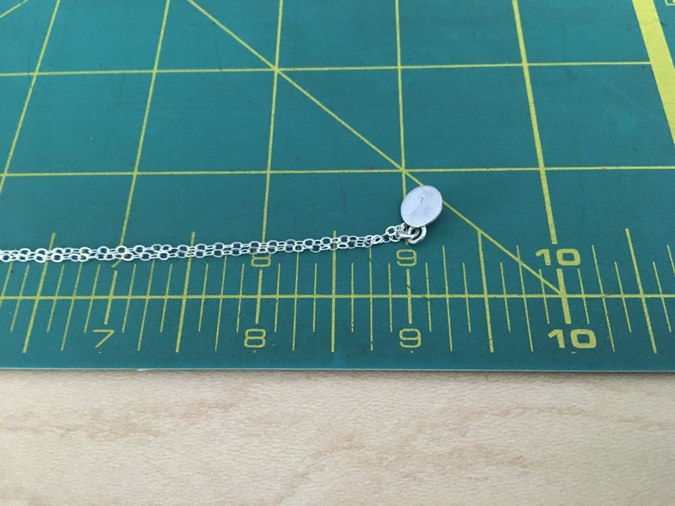 Vintage Necklace MARKED 925 STERLING SILVER Chain Diamond Pendant ...