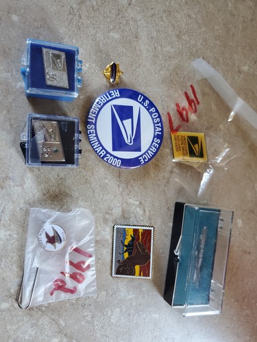 Lot U.S. Postal Service Awards Pins Badges United Sates Post Office ...