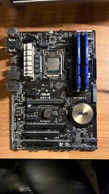 Asus Z97-E Motherboard, i5-4690k, 16gb DDR3 Fury Hyperx 1866mhz RAM | eBay